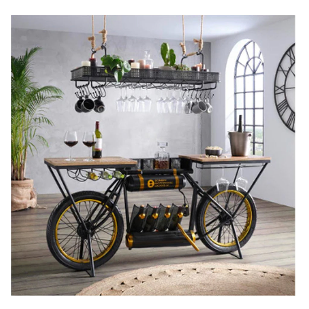 Unique Motorcycle Wine Bar Counter and Rack – Primo Products LLC.