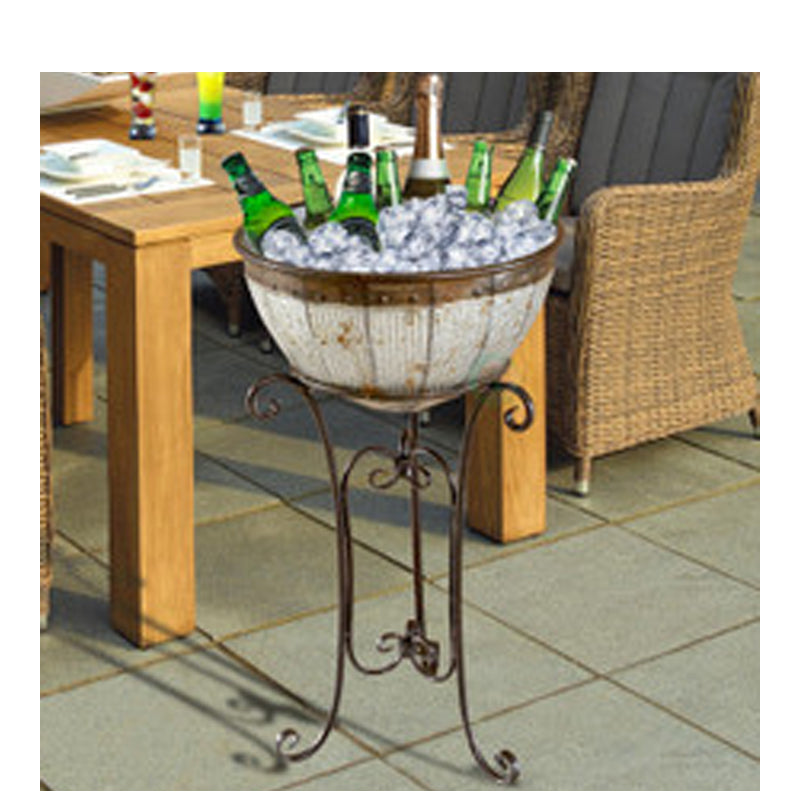 Galvanized Metal Beverage Cooler Tub with Stand – Primo Products LLC.